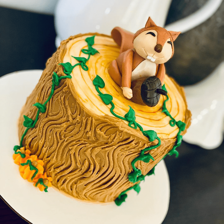 Squirrel Cake Design Images (Squirrel Birthday Cake Ideas)