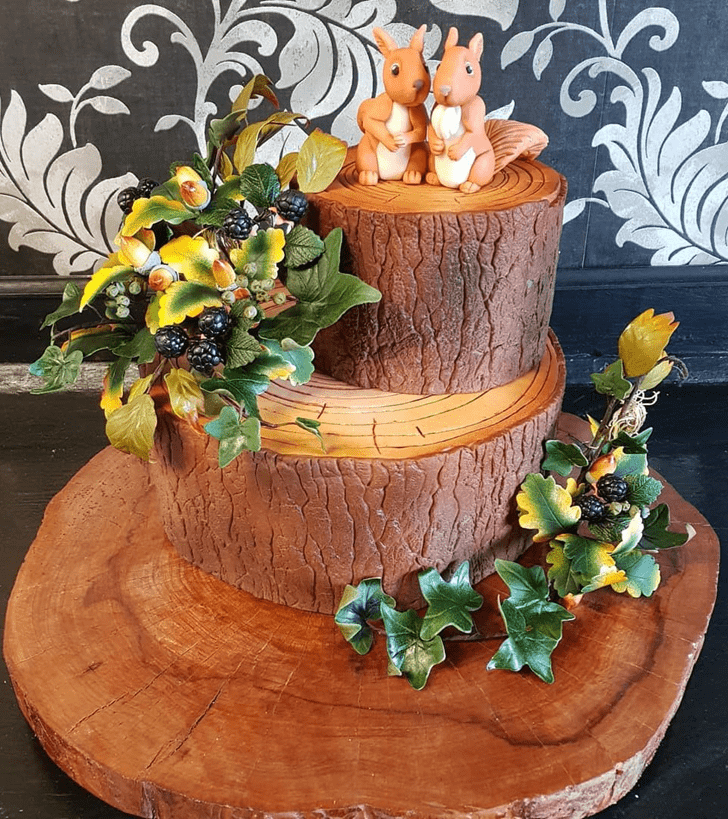Squirrel Cake Design Images (Squirrel Birthday Cake Ideas)