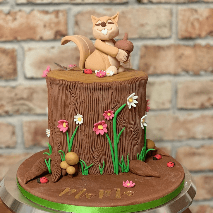 Squirrel Cake Design Images (Squirrel Birthday Cake Ideas)