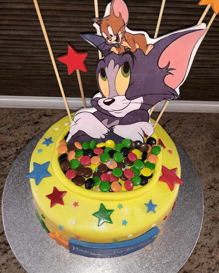 Tom Cake Design Images (Tom Birthday Cake Ideas)