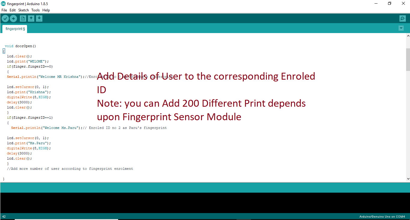 Arduino Fingerprint Sensor Lock - Engineering Projects Arduino Fingerprint Sensor Lock - Engineering Projects