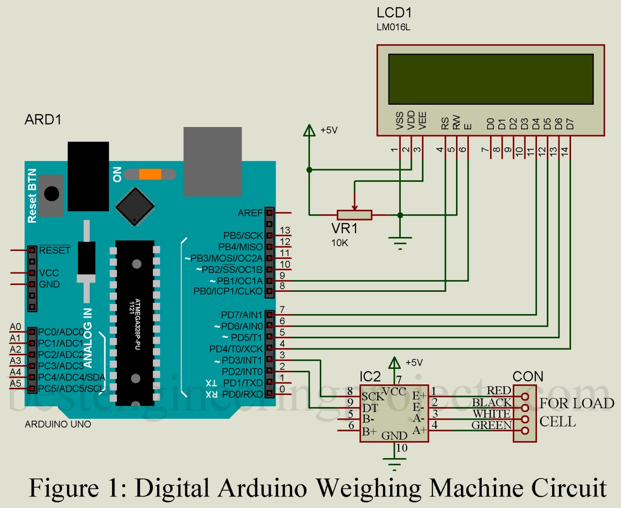 Arduino Weighing Machine using HX711 - Engineering Projects Arduino Weighing Machine using HX711 - Engineering Projects