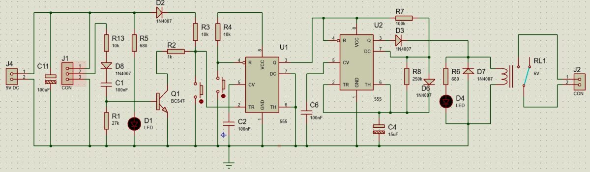 Water Flow Detection With Alert System Using 555 Ic