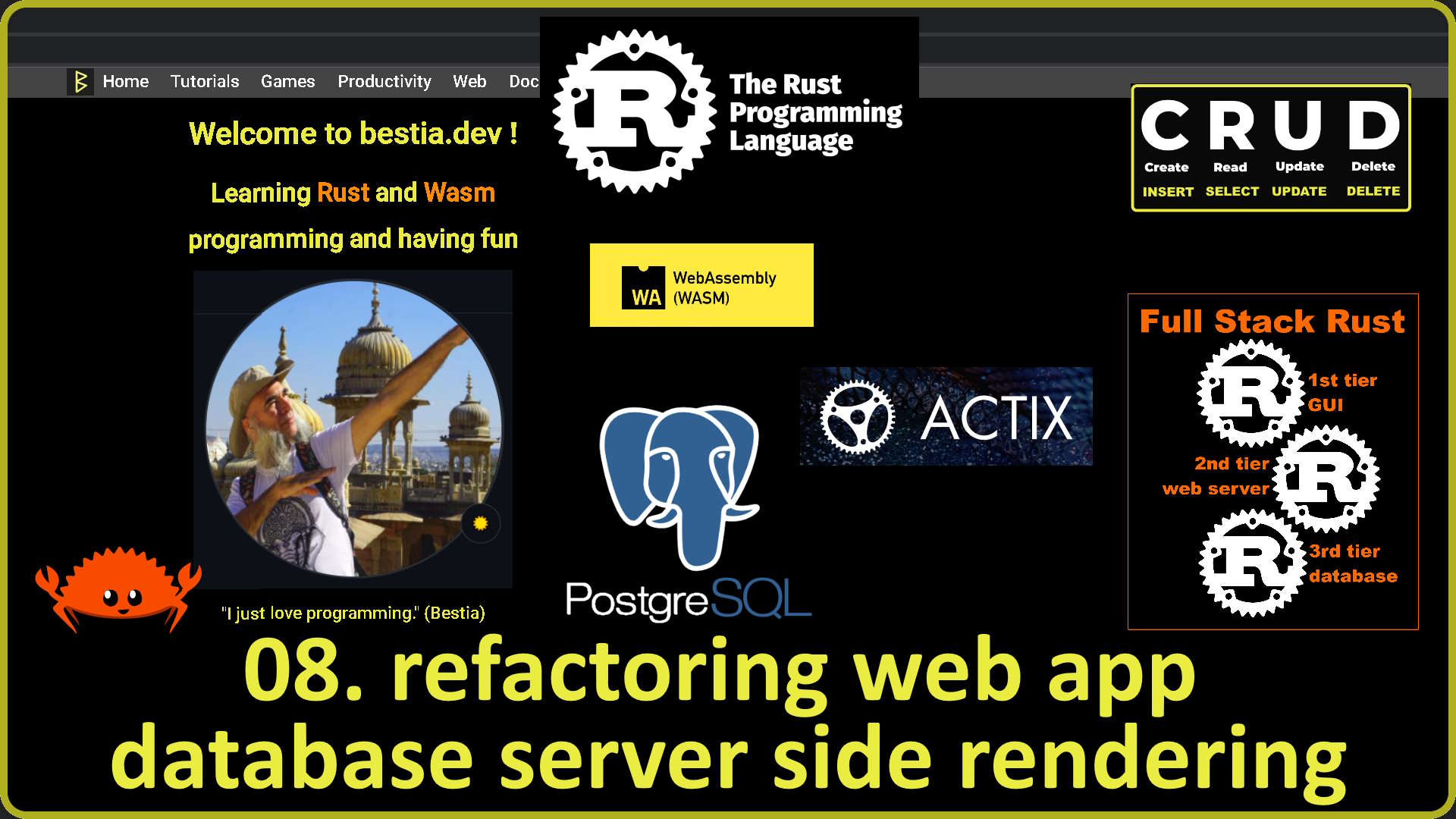 Github Bestia Dev Refactoring Database Web Ui Server Side Rendering