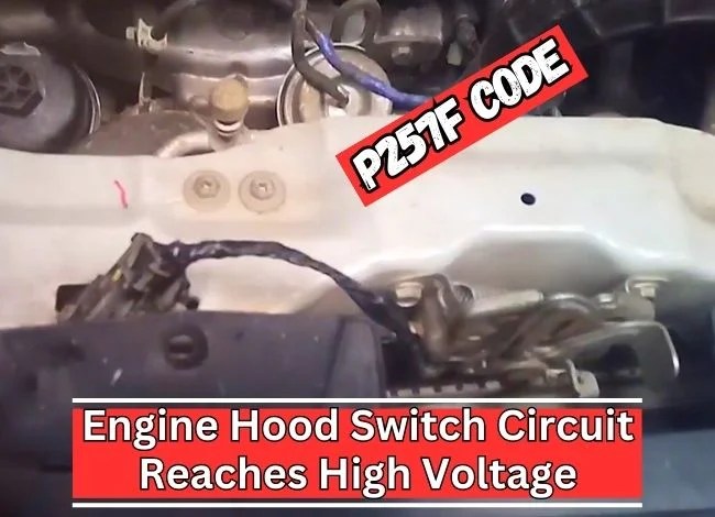 P257F Code: Engine Hood Switch Circuit Reaches High Voltage