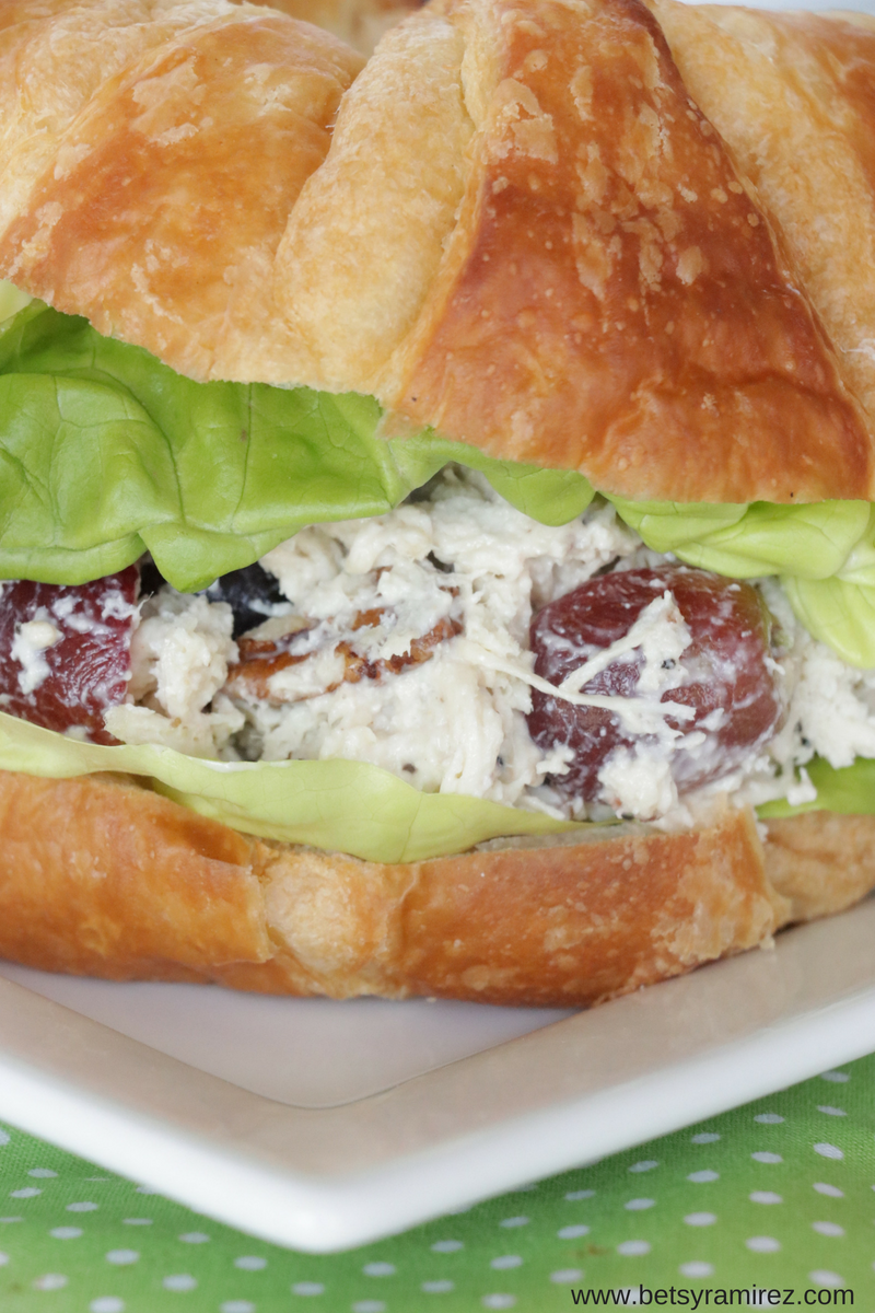 Instant Pot Chicken Salad with Grapes and Pecans - Betsy Ramirez