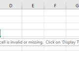 Excel Formulas Data Validation Error Data Validation Error