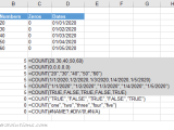 Excel Functions Count