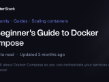 A Beginner S Guide To Docker Compose Better Stack Community