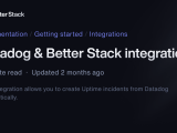 Datadog Better Stack Integration Better Stack Documentation