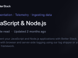 Javascript Node Js Better Stack Documentation