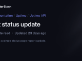 Get Status Update Better Stack Documentation