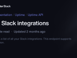 List Slack Integrations Better Stack Documentation