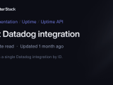 Get Datadog Integration Better Stack Documentation