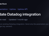 Update Datadog Integration Better Stack Documentation