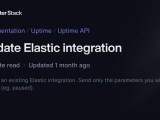 Update Elastic Integration Better Stack Documentation