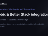 Zabbix Better Stack Integration Better Stack Documentation