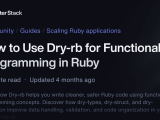 How To Use Dry Rb For Functional Programming In Ruby Better Stack