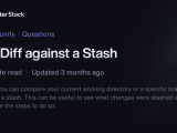 Git Diff Against A Stash Better Stack Community