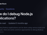 How Do I Debug Node Js Applications Better Stack Community