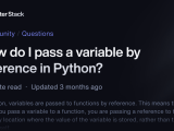 How Do I Pass A Variable By Reference In Python Better Stack Community