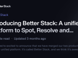 Introducing Better Stack A Unified Platform To Spot Resolve And