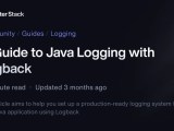 A Guide To Java Logging With Logback Better Stack Community