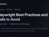 9 Playwright Best Practices And Pitfalls To Avoid Better Stack Community