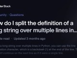 Python Split Long String Definition Over Multiple Lines