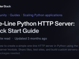 One Line Python Http Server Quick Start Guide Better Stack Community