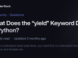 Python Yield Keyword Explained A Simple Guide