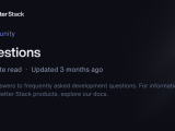 Questions Better Stack Community