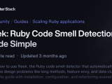 Reek Ruby Code Smell Detection Made Simple Better Stack Community