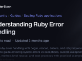 Understanding Ruby Error Handling Better Stack Community