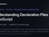 Understanding Declaration Files In Typescript Better Stack Community