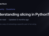 Understanding Slicing In Python Better Stack Community