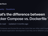 What S The Difference Between Docker Compose Vs Dockerfile Better