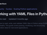 Working With Yaml Files In Python Better Stack Community