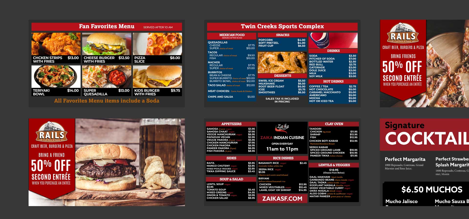 Digital Signage Beverage Design Services