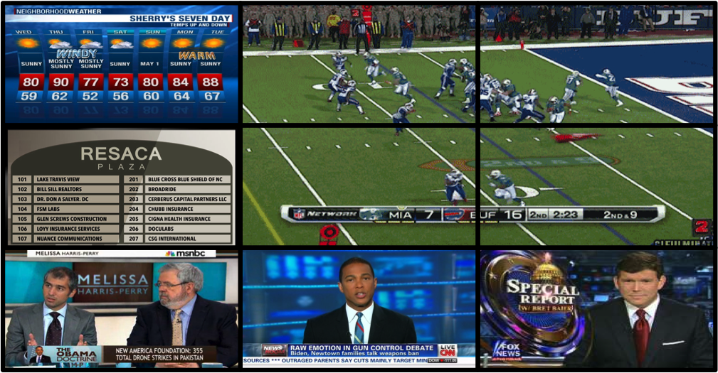 9 Screen Example | Beyond AudioVisual