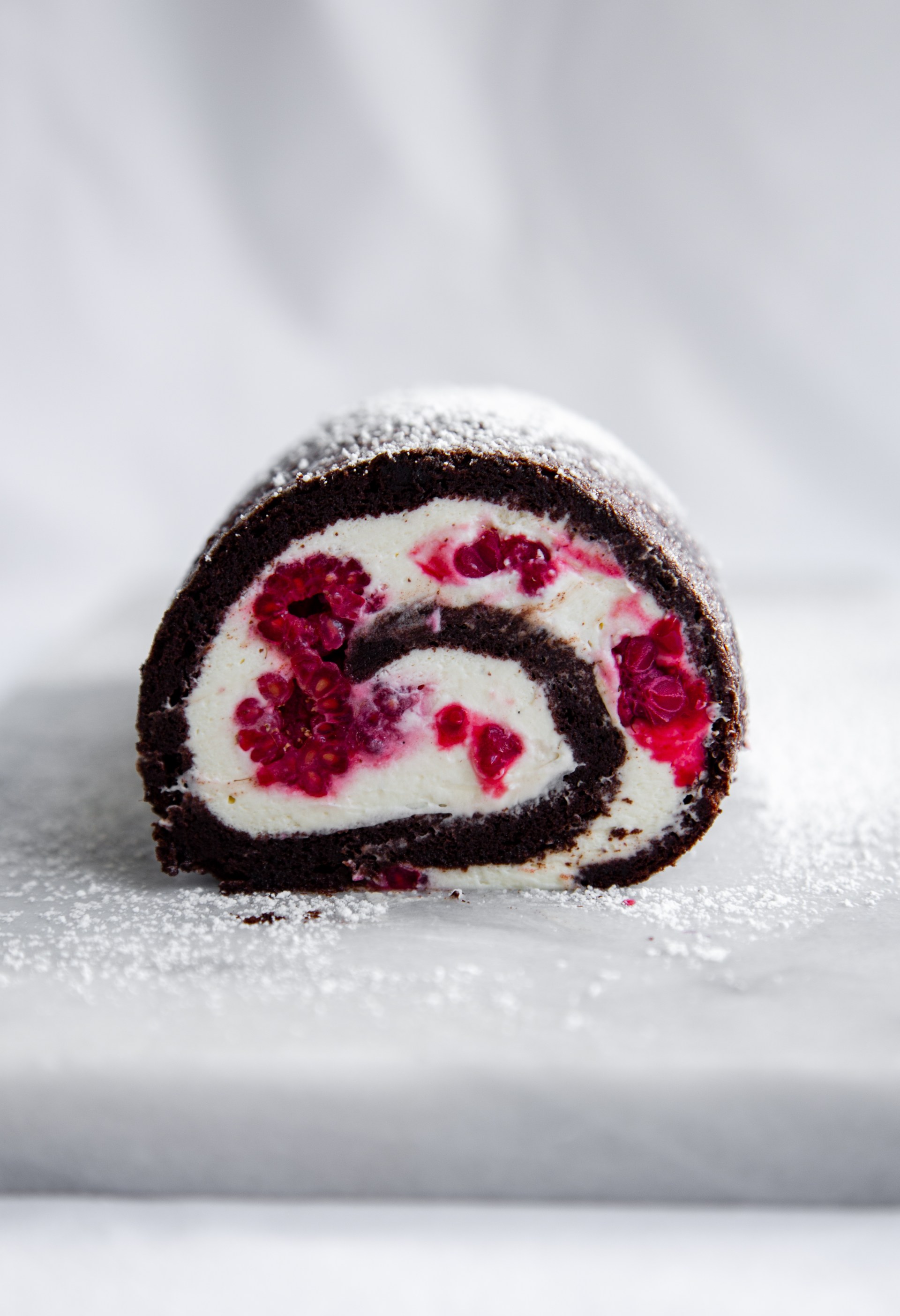 Chocolate and Raspberry Roulade – Beyond Our Sky