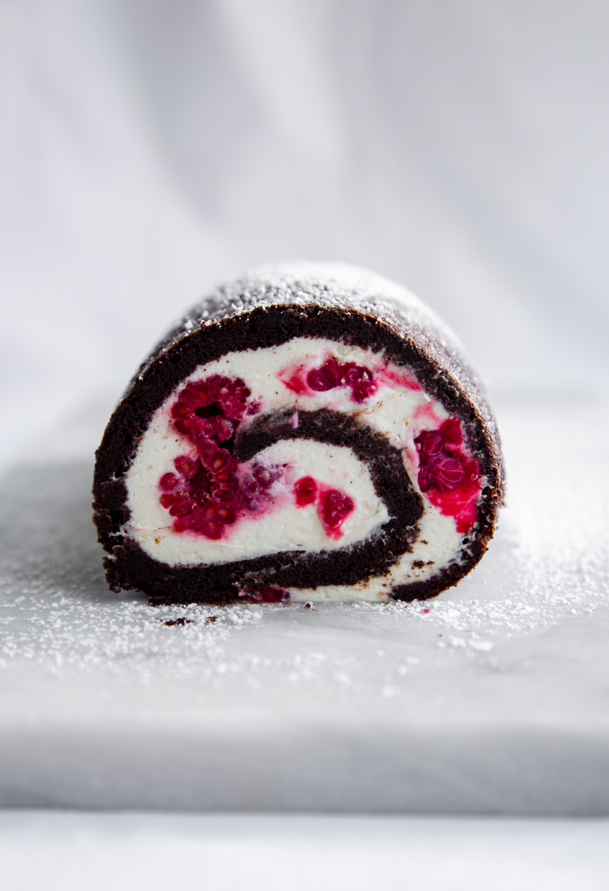 Chocolate and Raspberry Roulade – Beyond Our Sky