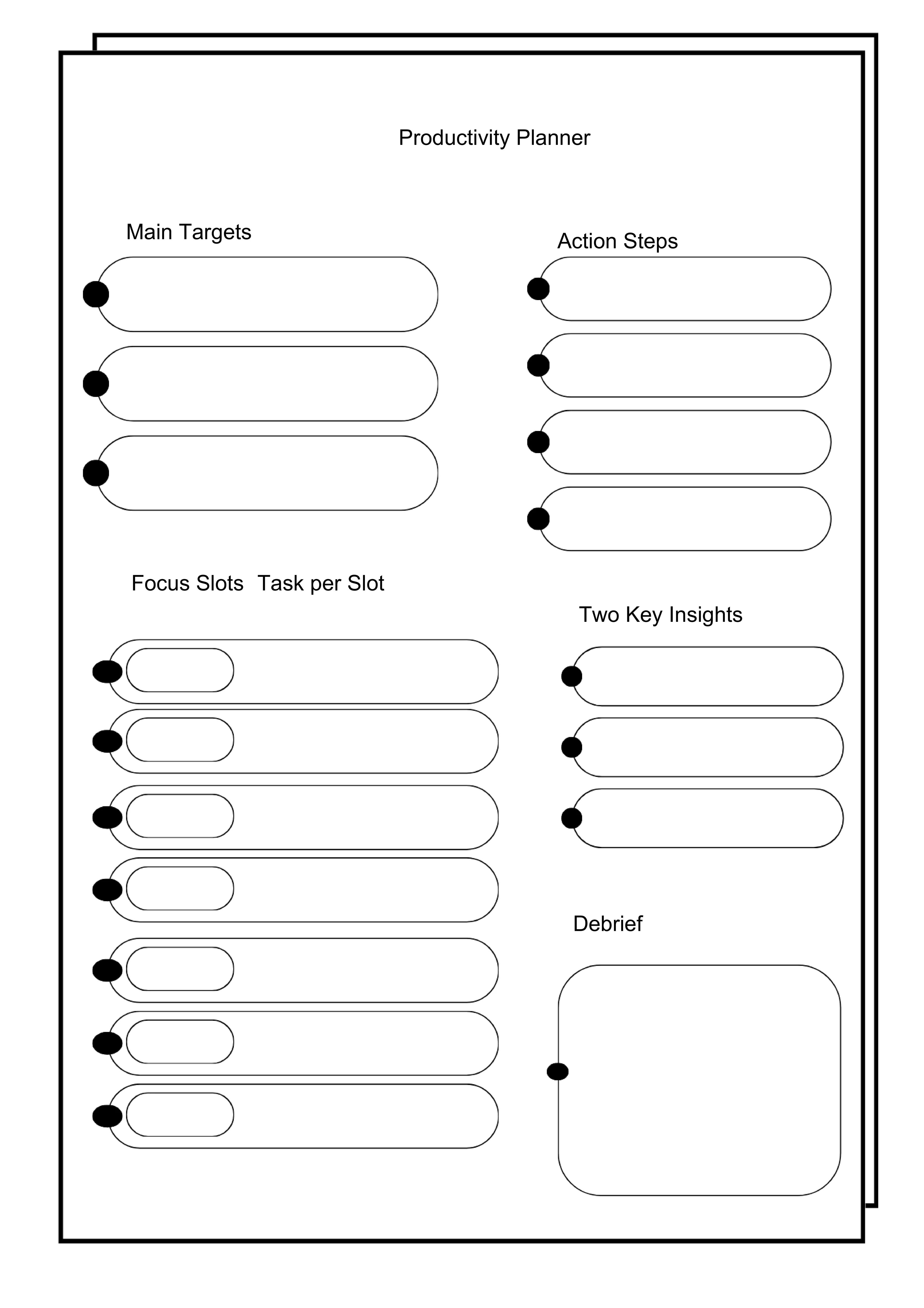Productivity Planner Beyond Printables