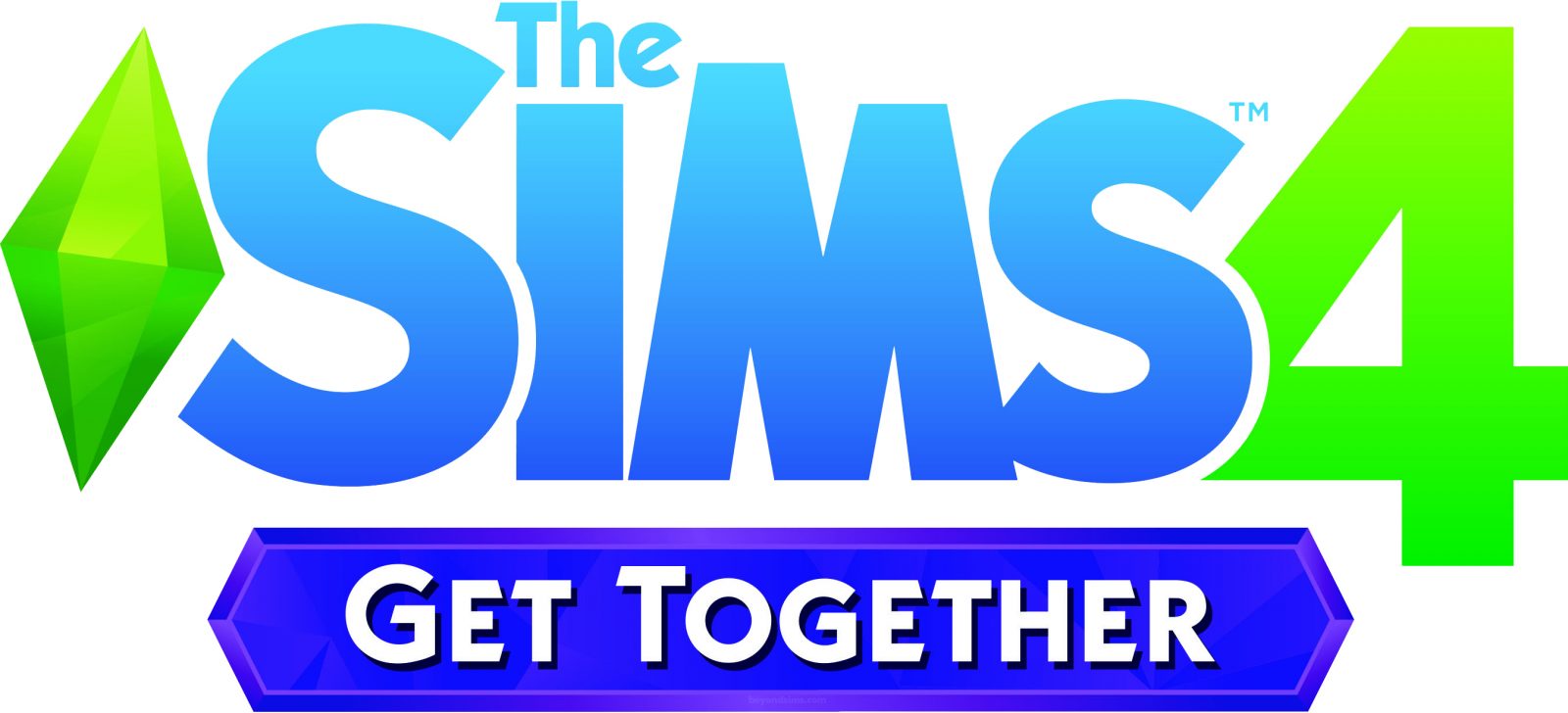 The Sims 4 Get Together: HQ English Logo - BeyondSims