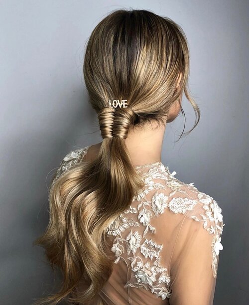 WEDDING PONYTAIL HAIRSTYLES THAT ARE WORTHY OF WALKING DOWN THE AISLE ...
