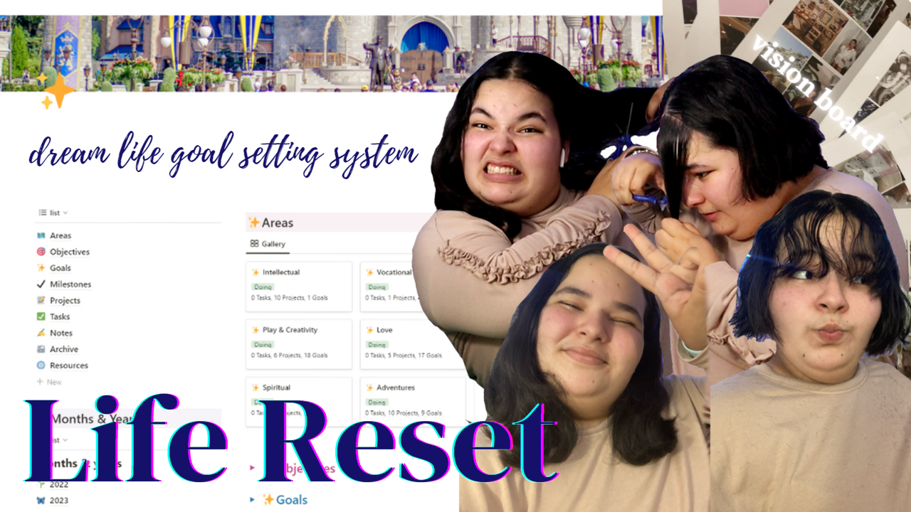 Life Reset - Working On My Dream Life (goal Setting System, Vision Board, New Look, And More ...