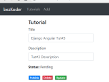 Django Angular 8 Tutorial Crud App Django Rest Framework Bezkoder