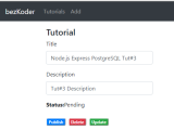 React Node Js Express Postgresql Example Build A Crud App Bezkoder