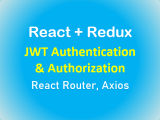 React Redux Token Authentication Example With Jwt Axios Bezkoder