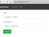 Angular 11 Crud Application Example With Web Api Bezkoder